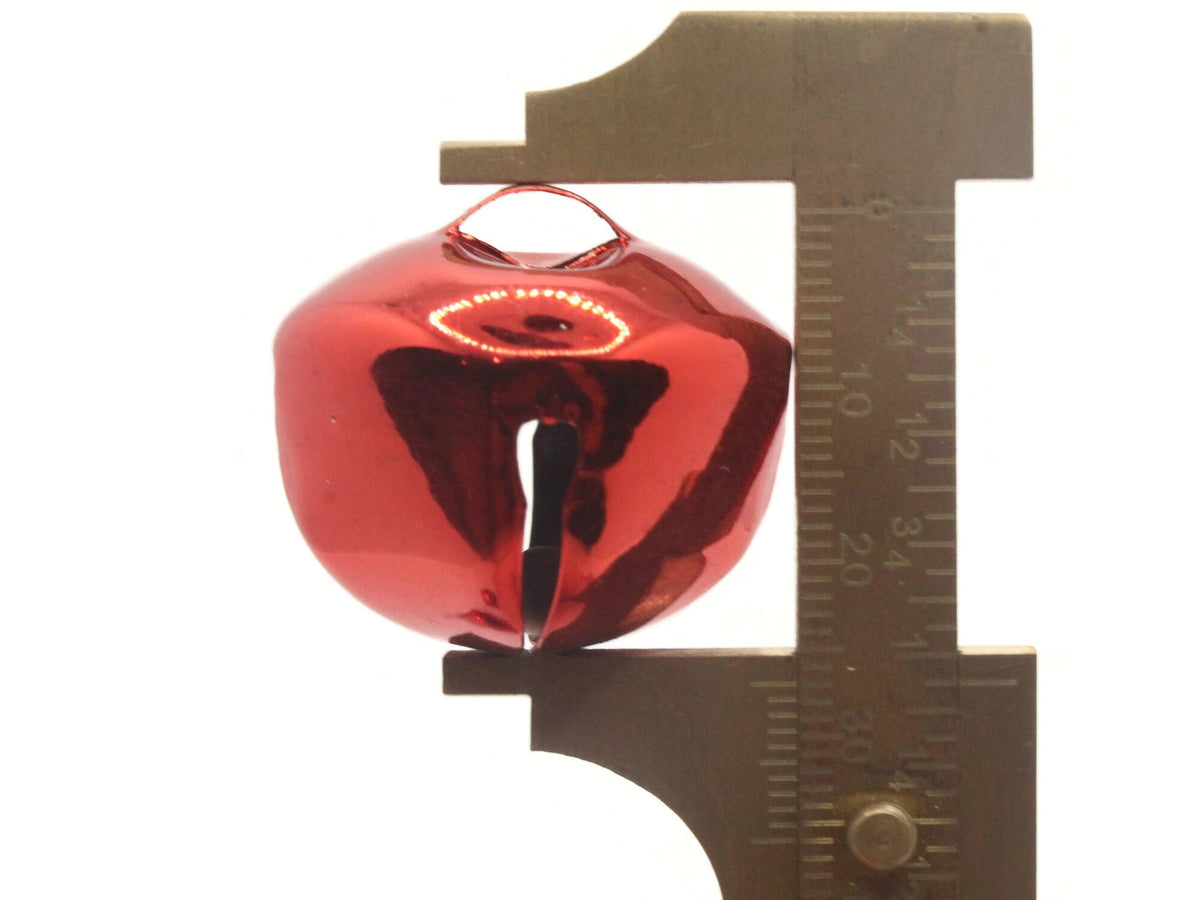 4 30mm Red Jingle Bells Christmas Sleigh Bell Charms – Smileyboy Beads